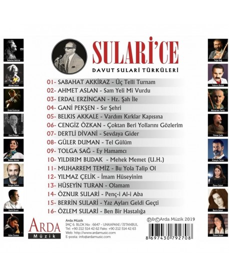 Sulari'ce - Davut Sulari Türküleri CD
